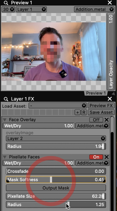 Exploring the new Blur Faces and Face Overlay FX in VDMX — VDMX - MAC VJ SOFTWARE
